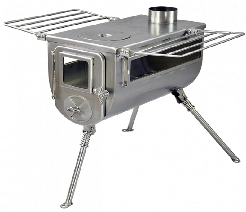 Woodlander Double view 1G Large komfur og teltovn – XtraGrej